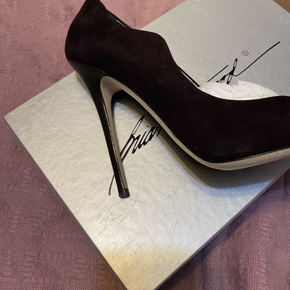 Brian Atwood | Shoes | Brian Atwood Scarpa Dark Wine 2mm Pumps | Poshmark